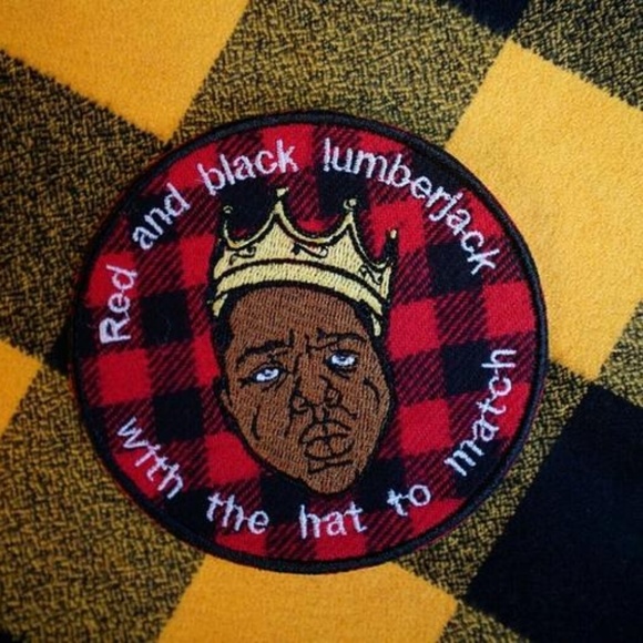 Other | Notorious Big Biggie Smalls Juicy Red And Black Lumberjack ...